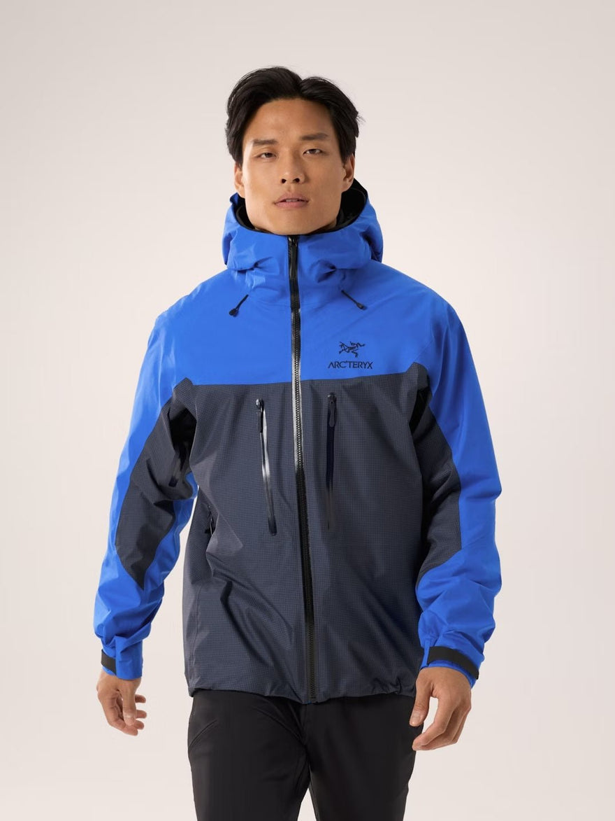 Alpha Jacket Men's – Lt Vitality / Black Sapphire – Arc'teryx Australia