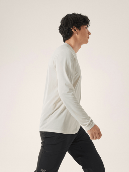 Arc'teryx Men's Breathable Cormac Crew Neck Shirt Long Sleeve White ...