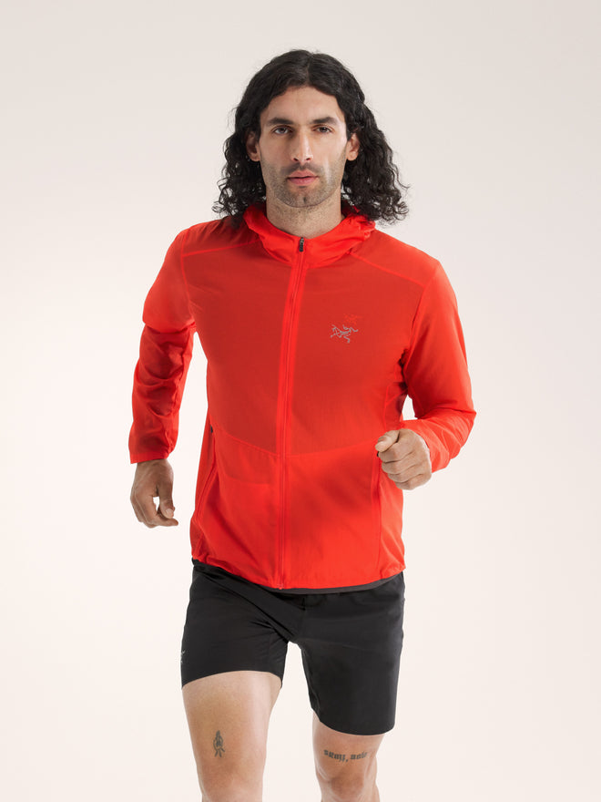 Arc'teryx Men's Ultralight Incendo Airshell Hoody Red – Dynasty – Arc ...
