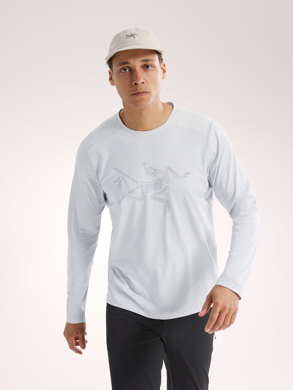 Arc'teryx Men Breathable Cormac Logo Shirt LS Light Grey – Solitude ...