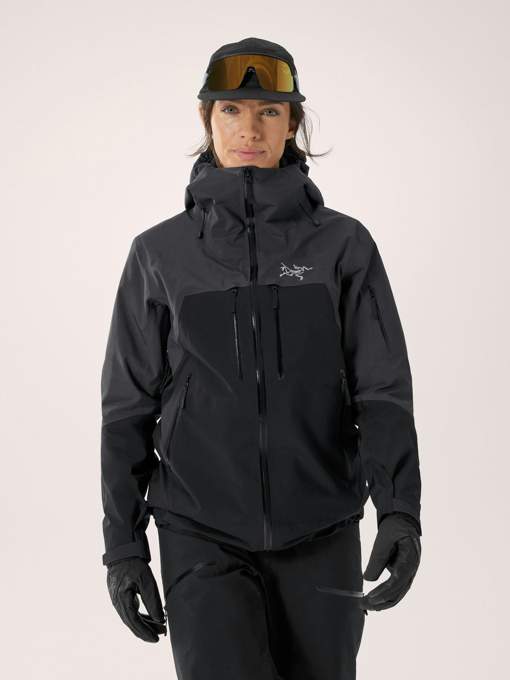 Arc'teryx Women's Waterproof Rush Jacket Dark Grey – Graphite / Black ...