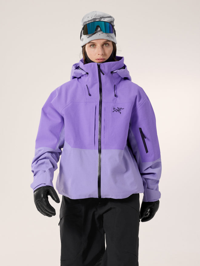 Arc'teryx Women's Waterproof Incendia Jacket Purple – Aster / Black ...