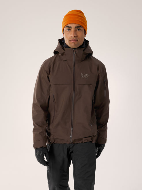 Arc'teryx Men's Waterproof Macai Shell Jacket Dark Brown – Carob – Arc ...