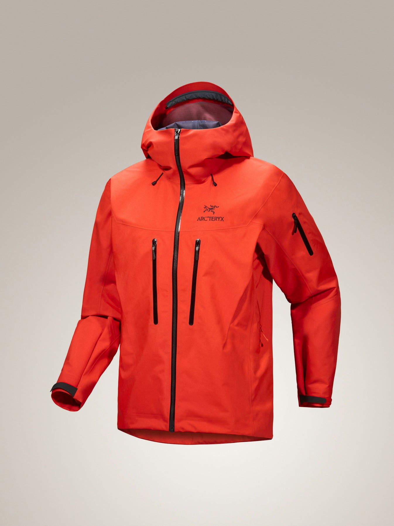 Arc'teryx Men's Waterproof Alpha SV Jacket Red – Dynasty / Black – Arc ...