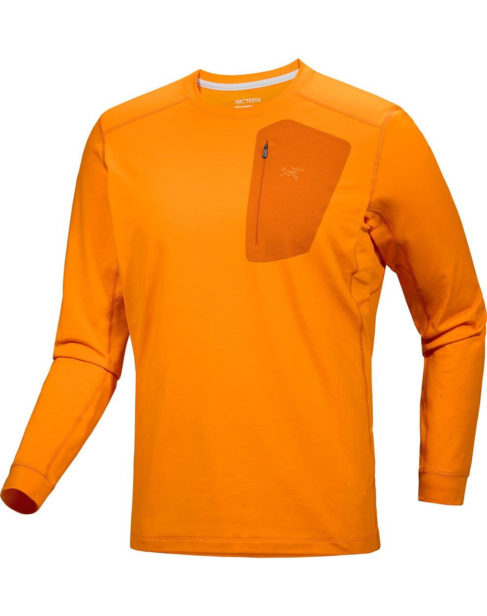 Arc'teryx Men's Moisture-wicking Rho LT Crew Neck Orange – Blaze – Arc ...