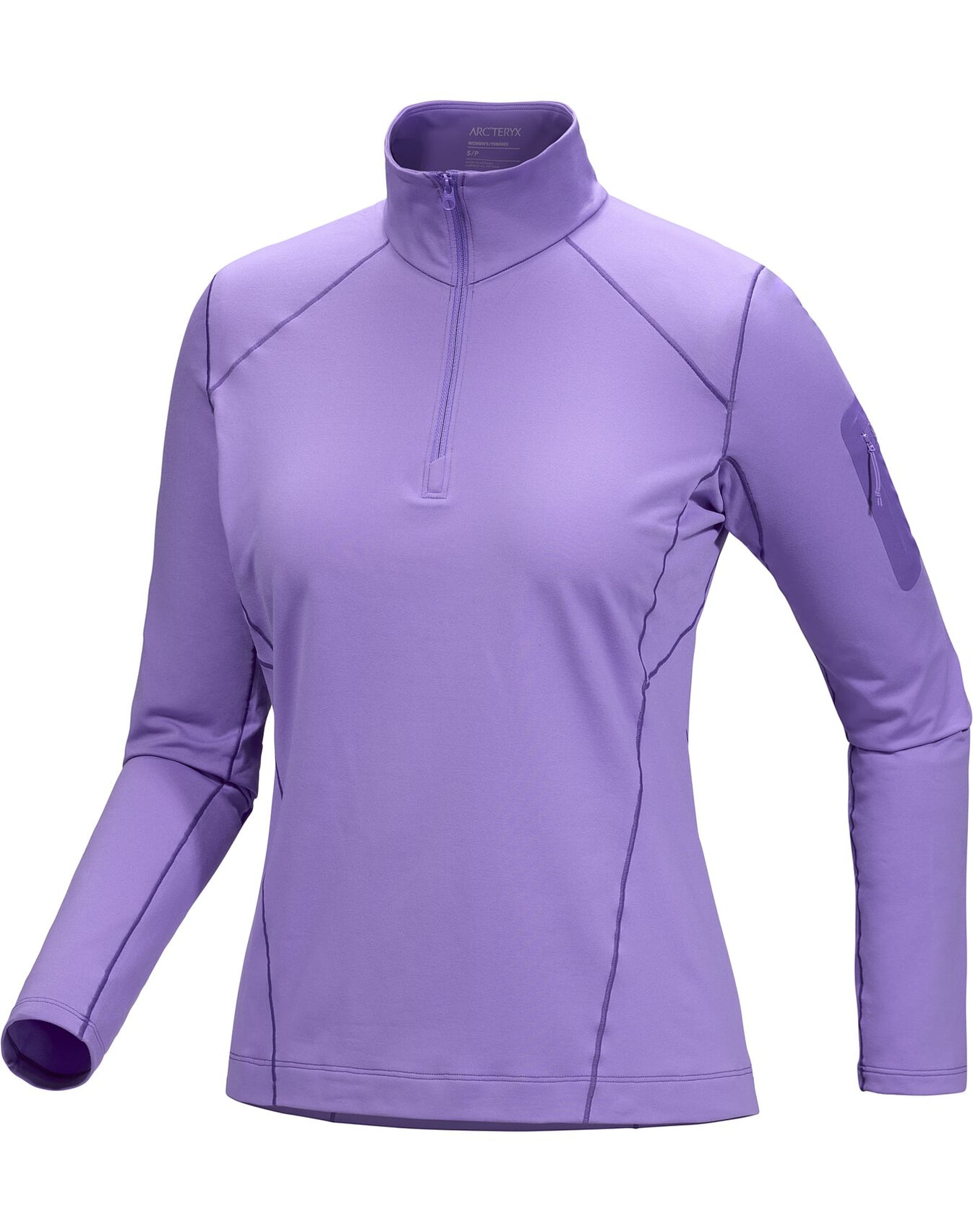 Rho Zip Neck Women's – Aster / Lt Iola – Arc'teryx Australia