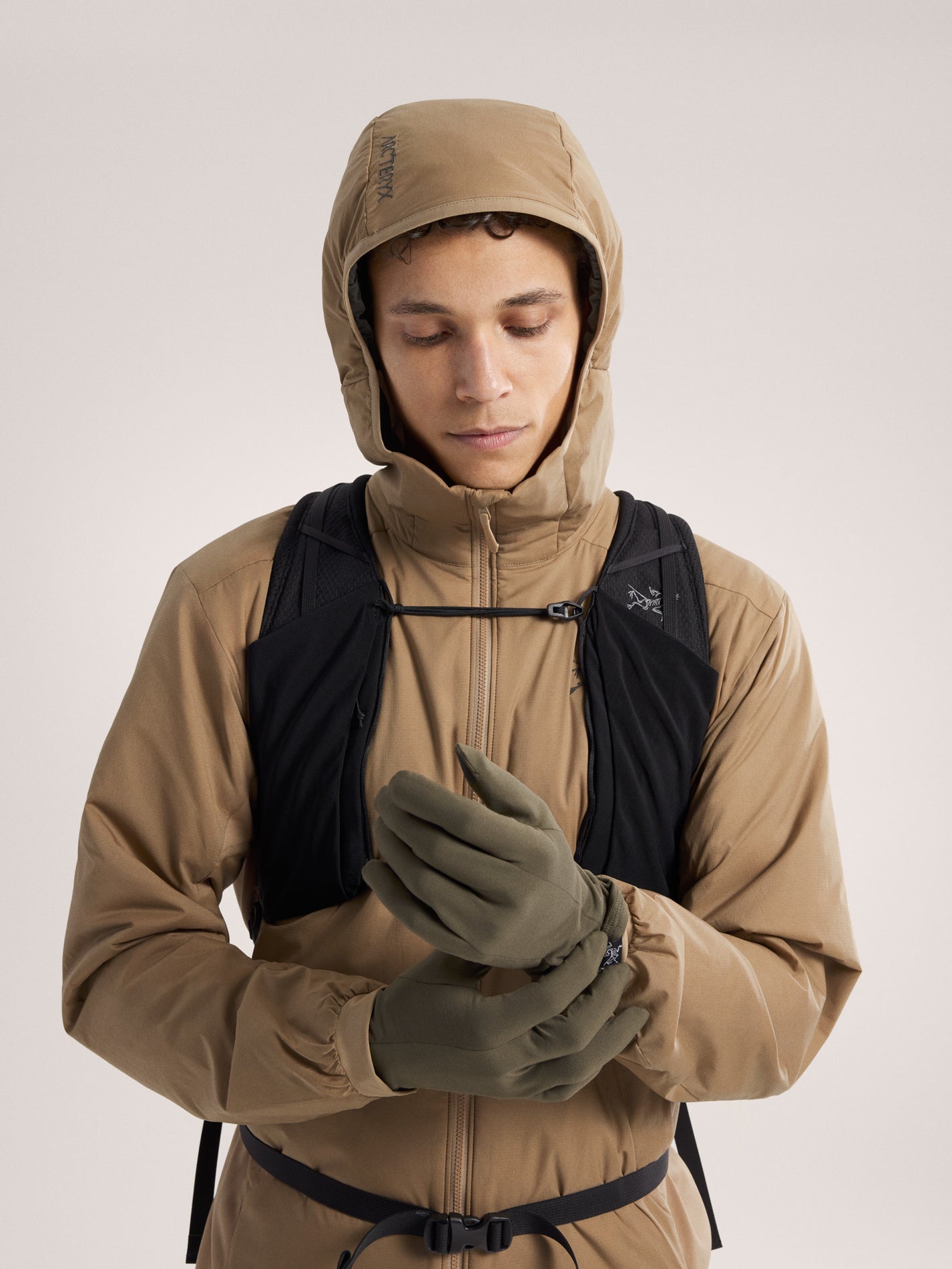 Arc'teryx Men's Breathable Atom Hoody Light Brown – Canvas / Forage ...