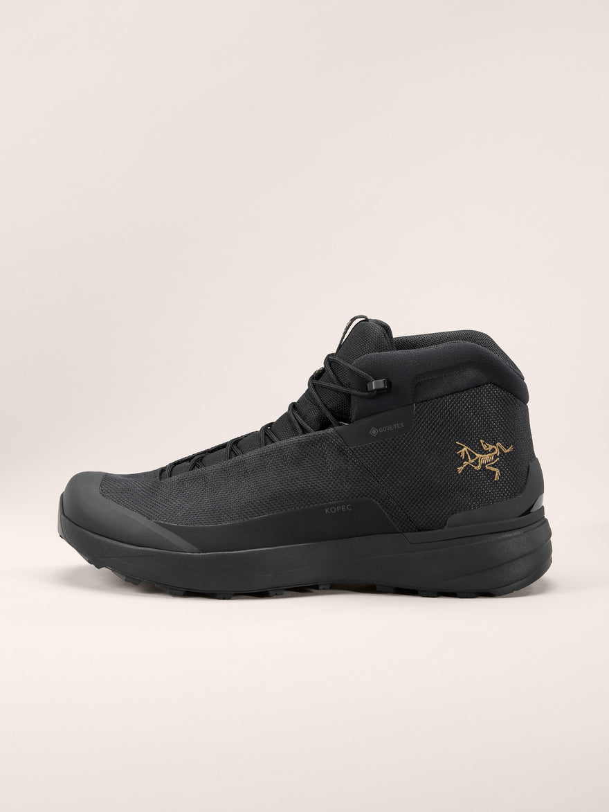 Arc'teryx Men's Waterproof Kopec Mid GTX Boot Black – Black / Black ...